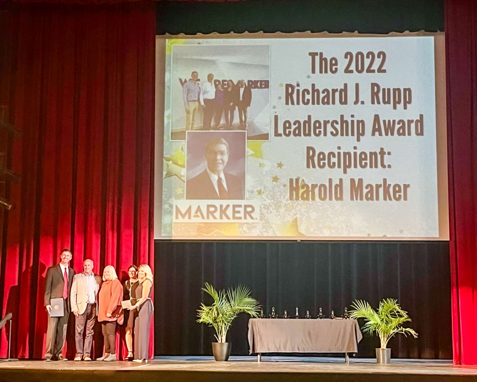 Harold Marker Posthumously Presented with the Richard J. Rupp ...